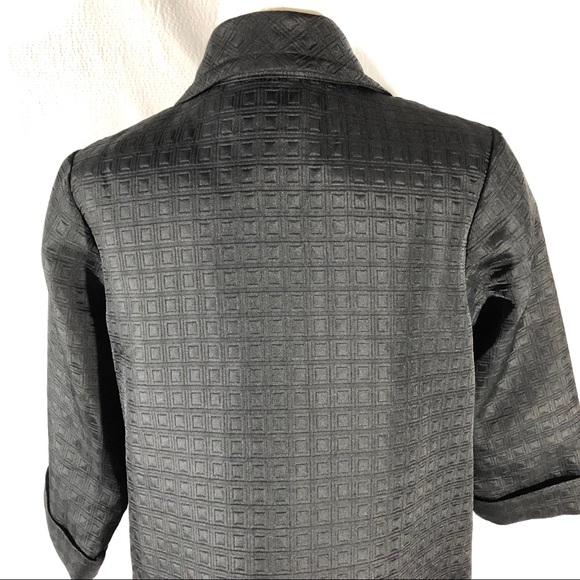 George Simonton | Jackets & Coats | Simonton Says Black Oversized 34 ...